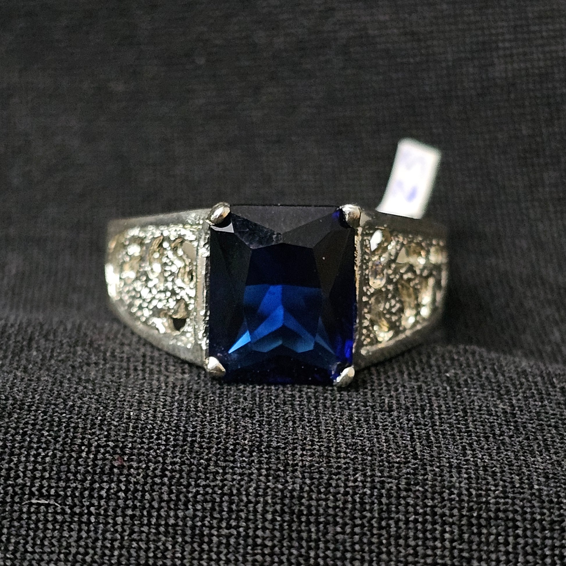 Royal Blue Stone Men's Ring 925 Sterling Silver – AK Jewelry Chi