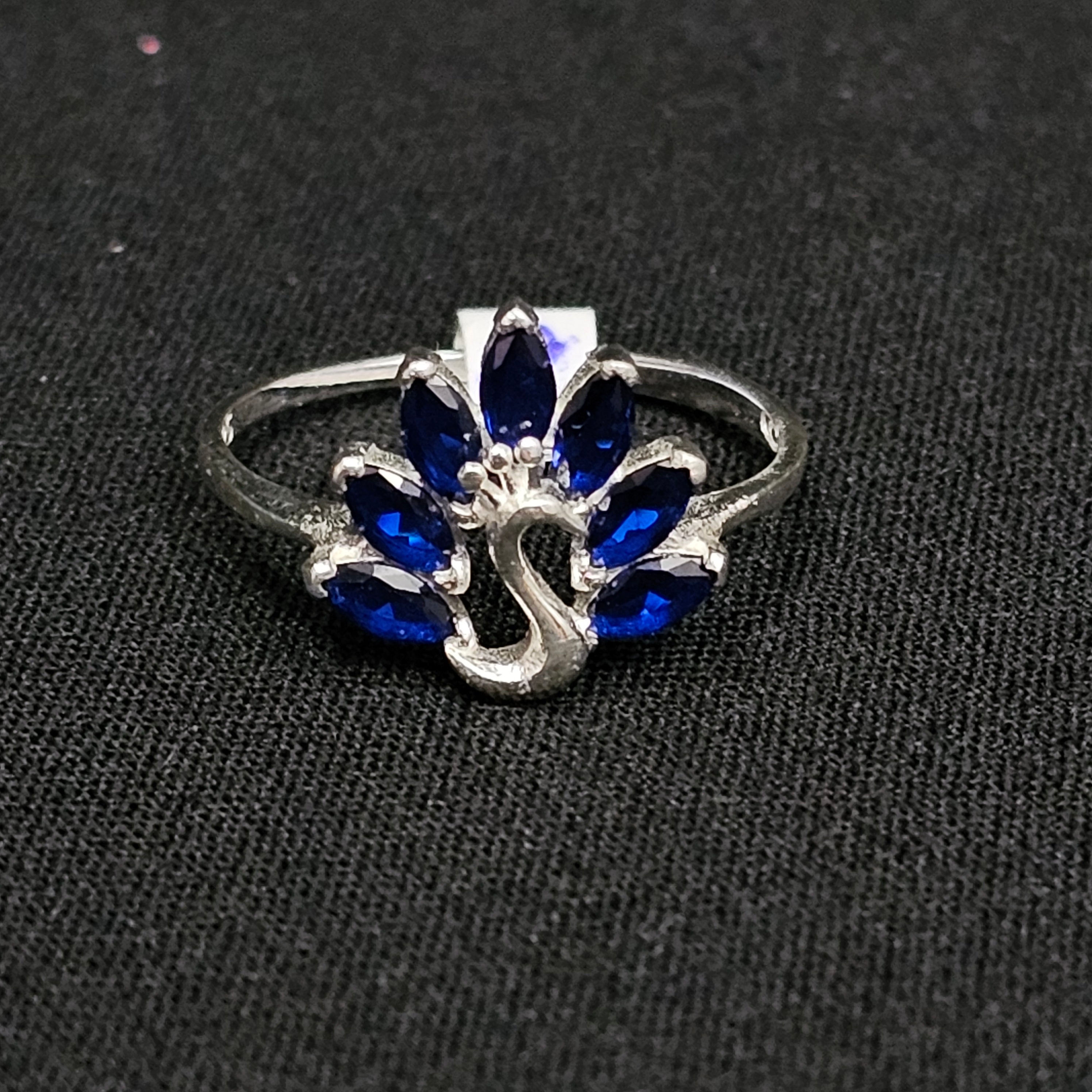 Royal Blue Peacock Ring 925 Sterling Silver – AK Jewelry Chi